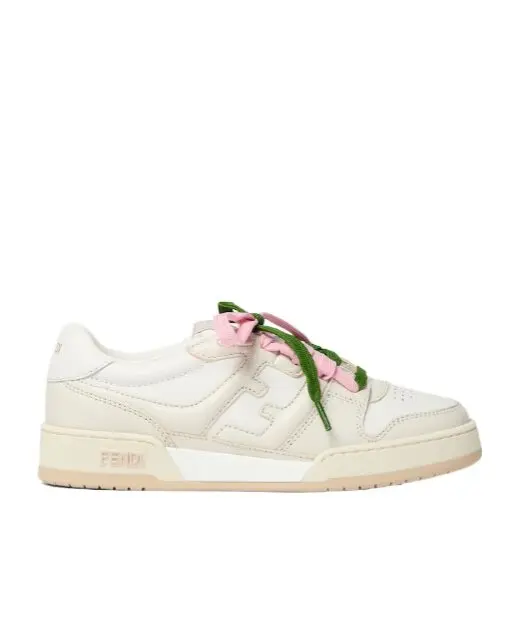 Fendi Match Low-top Sneakers - White