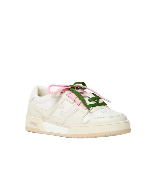 Fendi Match Low-top Sneakers - White