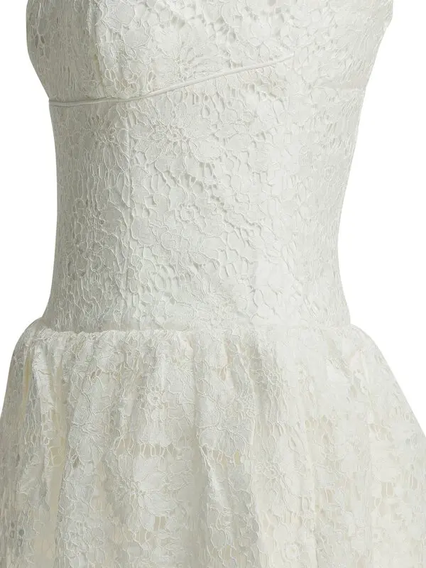 SELF-PORTRAIT Floral Lace Mini Dress