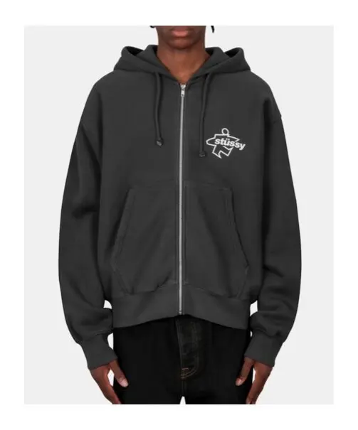 StÜssy Graphic Zip-up Hoodie
