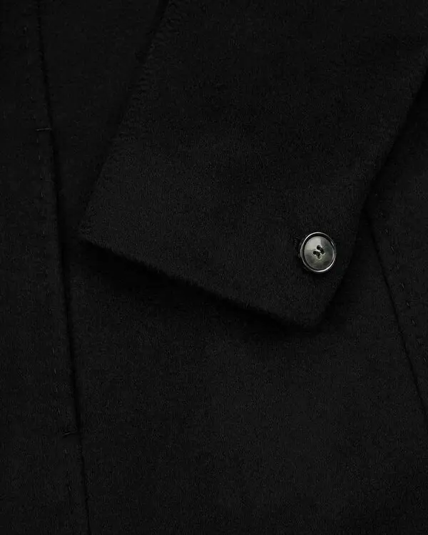 Max Mara Single-breasted Coat - Black