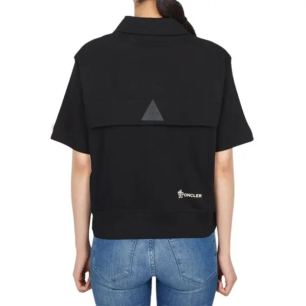 Moncler Short Sleeve Polo Shirt With Logo Detail