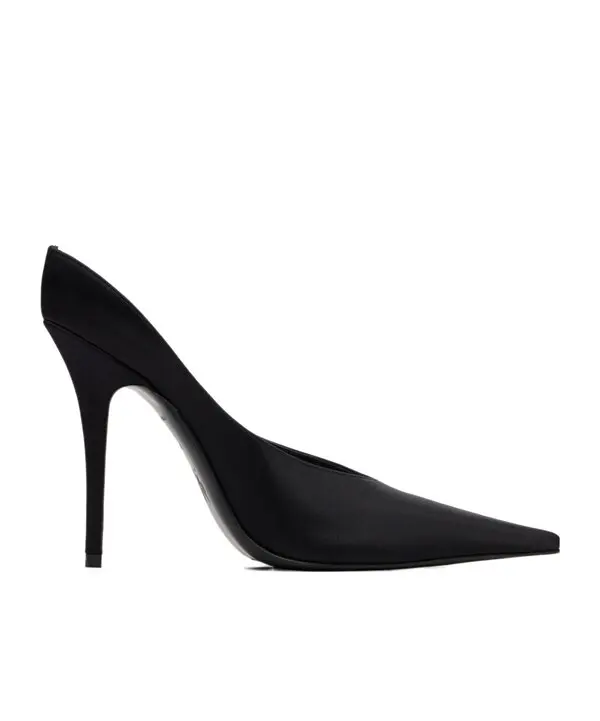 Amina Muaddi Anok Mule 105 Pointed-toe High Heels