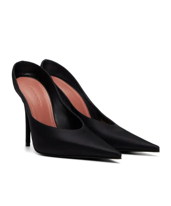 Amina Muaddi Anok Mule 105 Pointed-toe High Heels