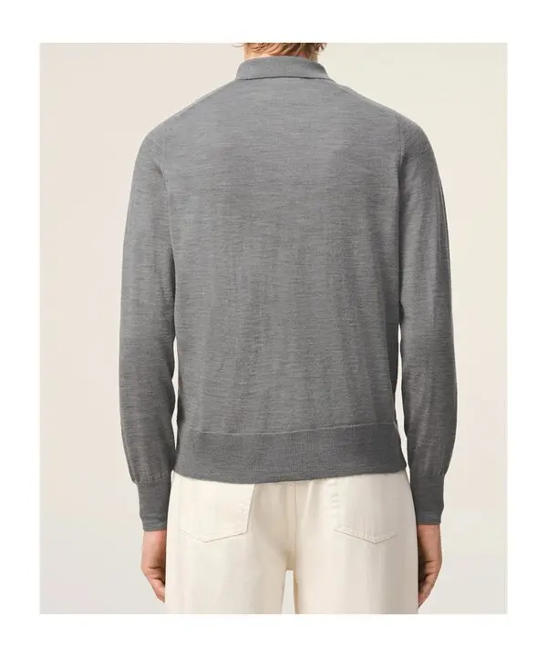 AMI Paris De Coeur Embroidered Cardigan