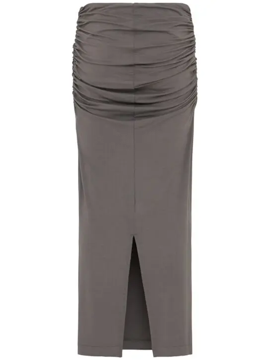ENTIRE STUDIOS Surge Ruched Maxi Skirt