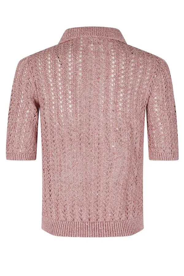 Eleventy Short-sleeved Knit Polo Shirt