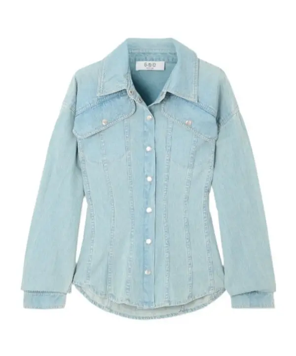 Sea Patchwork Denim Shirt