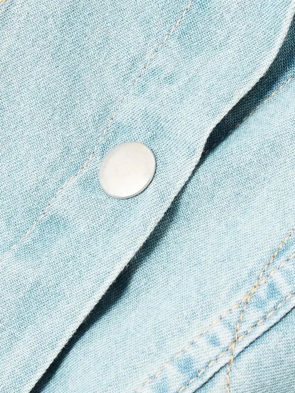 Sea Patchwork Denim Shirt