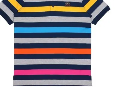 PAUL  SHARK Striped Short-sleeved Polo Shirt