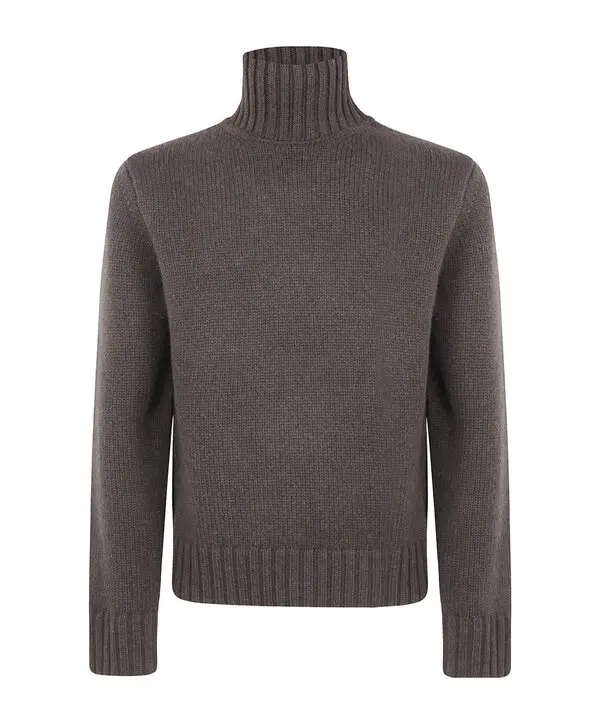 Studio Nicholson High-neck Cropped Sweater - Black