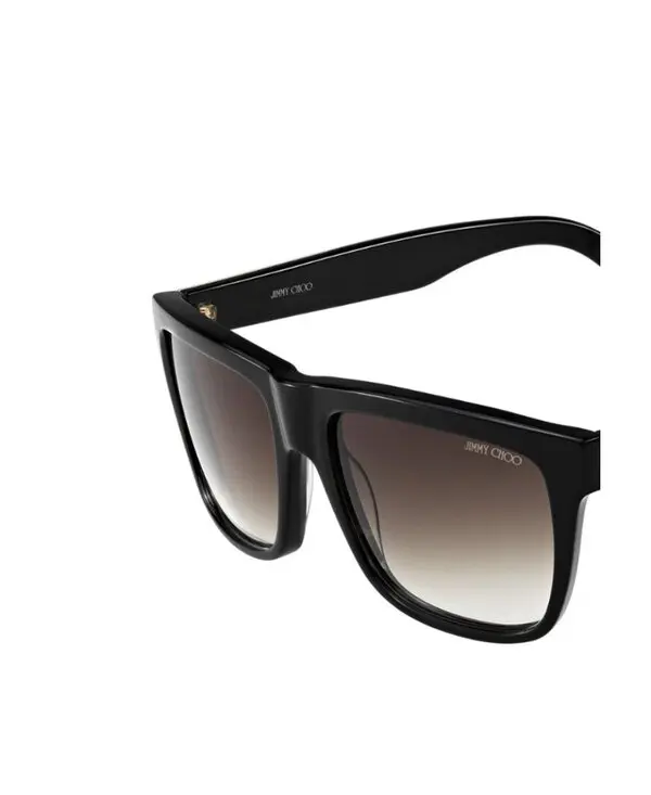 JIMMY CHOO Logo Print Sunglasses - Black
