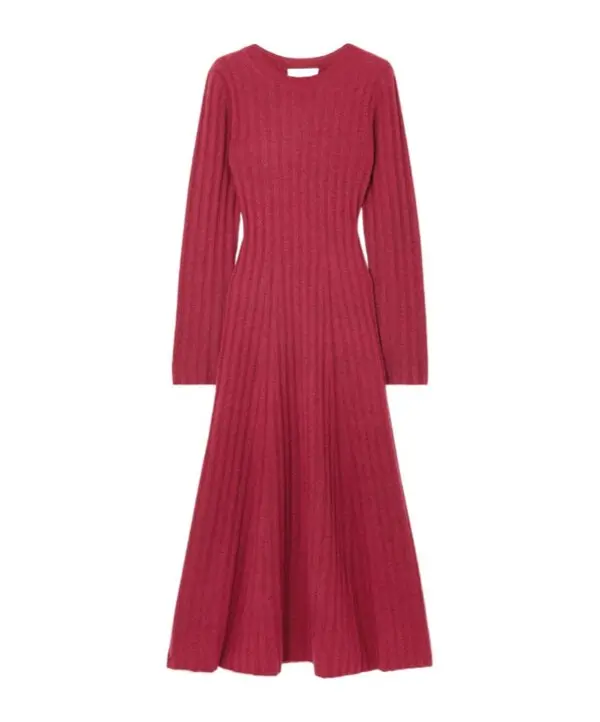 Altuzarra Ribbed Extra Long Dress