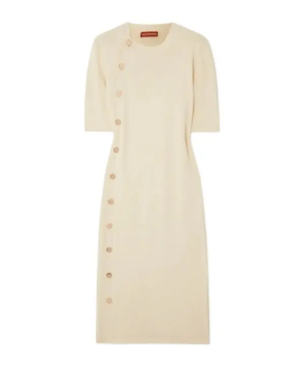 Altuzarra Midi Dress With Button Details