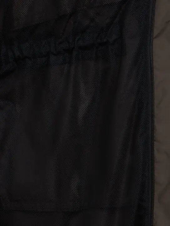 Moncler Aliso Hooded Nylon Rain Coat - Black