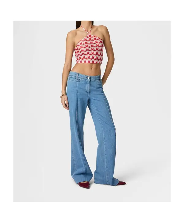 Missoni Zigzag-knit Halterneck Top