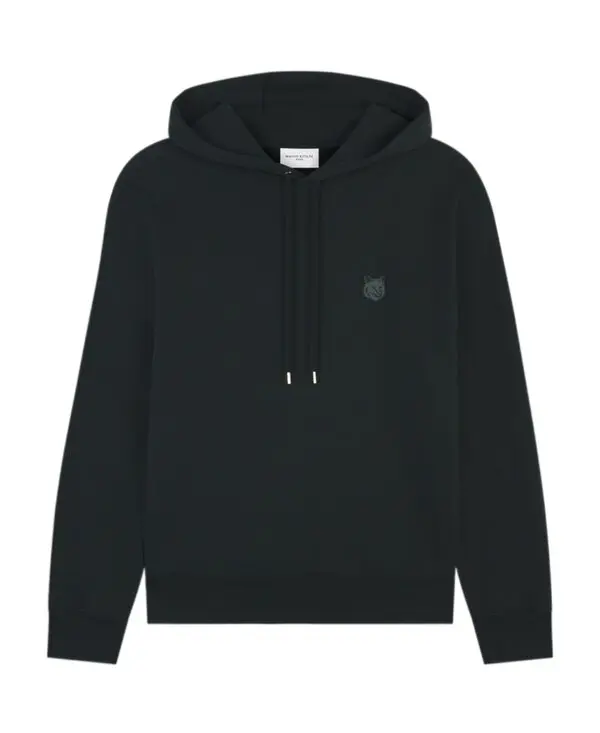 Maison Kitsuné Fox Head Patch Hoodie - Black
