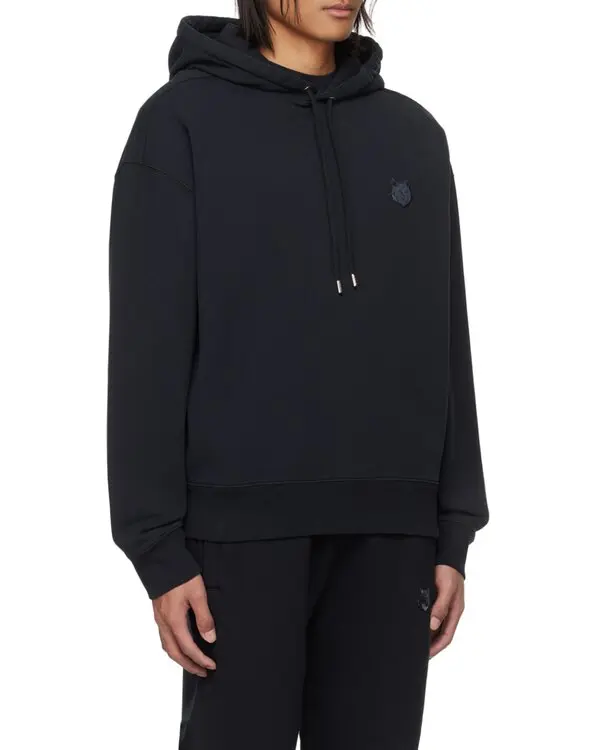 Maison Kitsuné Fox Head Patch Hoodie - Black