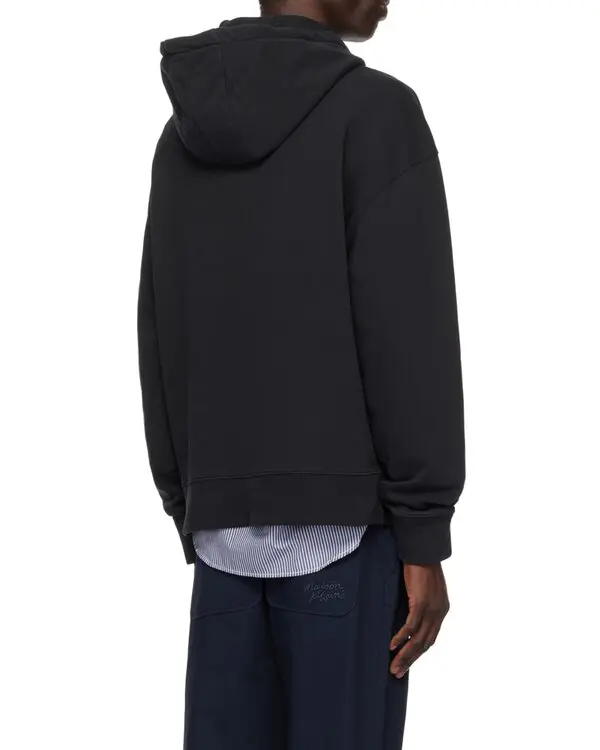 Maison Kitsuné Fox Head Patch Hoodie - Black