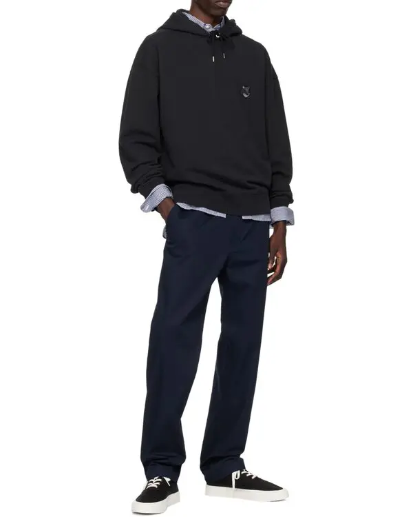 Maison Kitsuné Fox Head Patch Hoodie - Black