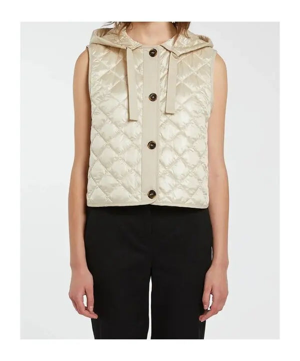 Marella Nocher Trench Coat With Detachable Hooded Vest