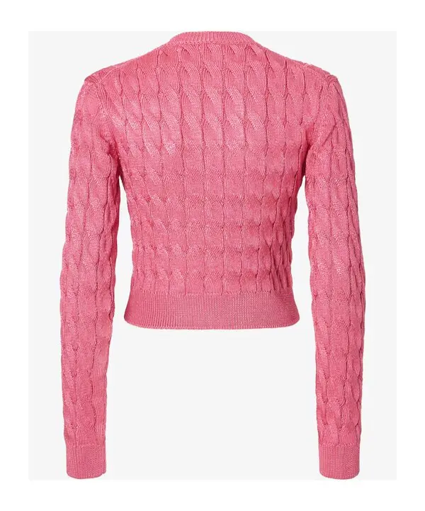 Fendi Cable Knit Cardigan