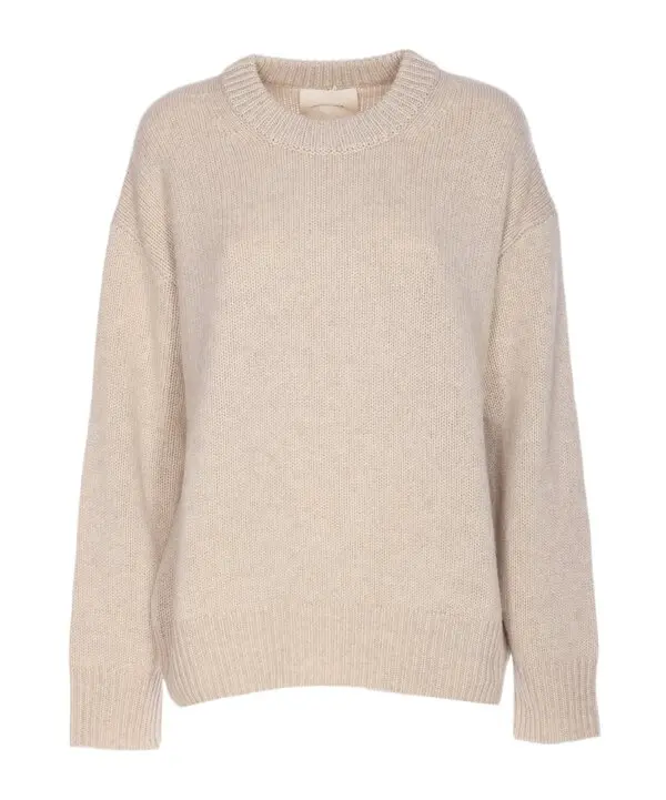LISA YANG Renske Cashmere Crewneck Sweater - Nude