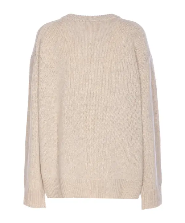 LISA YANG Renske Cashmere Crewneck Sweater - Nude