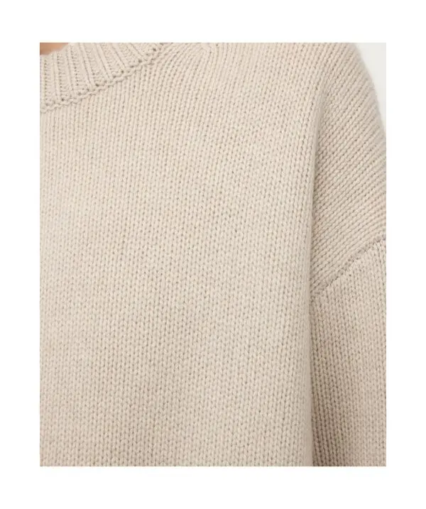 LISA YANG Renske Cashmere Crewneck Sweater - Nude