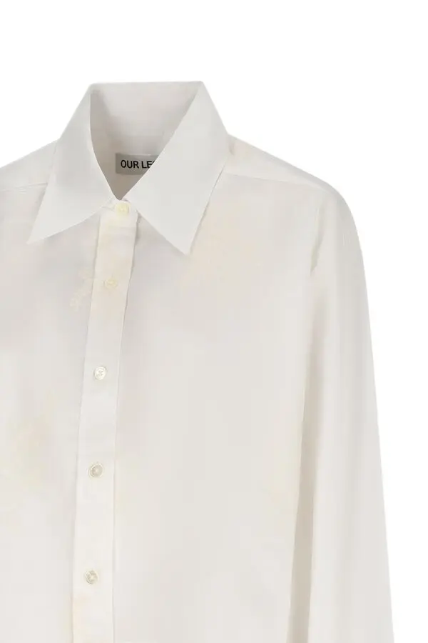 Our Legacy Oversized Flower-motif Shirt