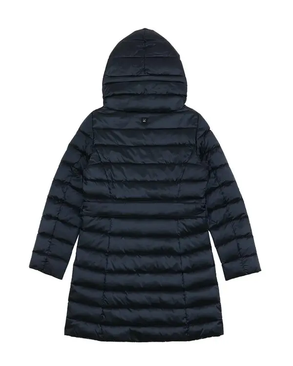 Max Mara Hooded Quilted Down Jacket - Blue