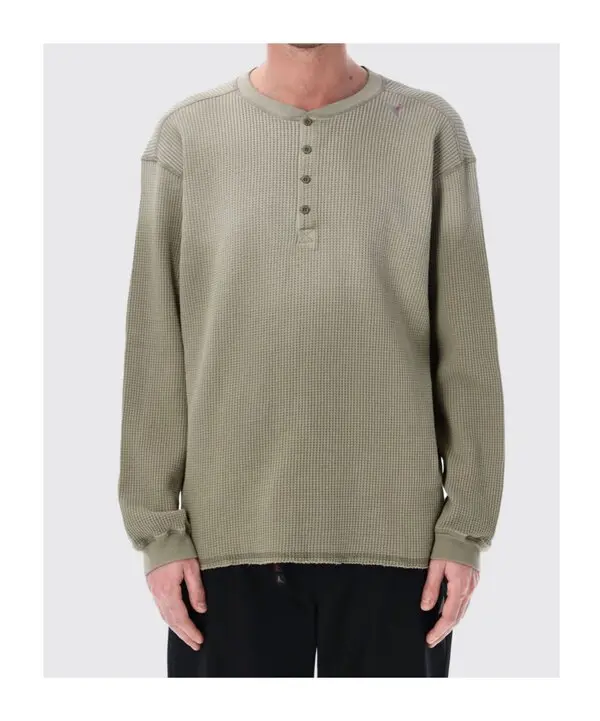 ROA Waffle Henley Long Sleeve T-shirt