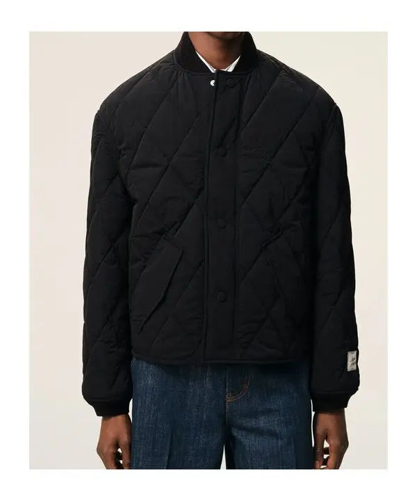 Ami Quilted Bomber Jacket