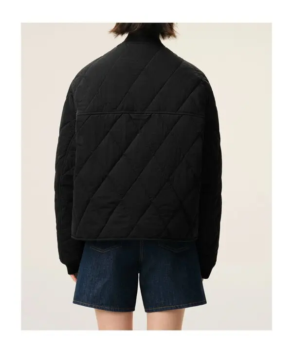 Ami Quilted Bomber Jacket