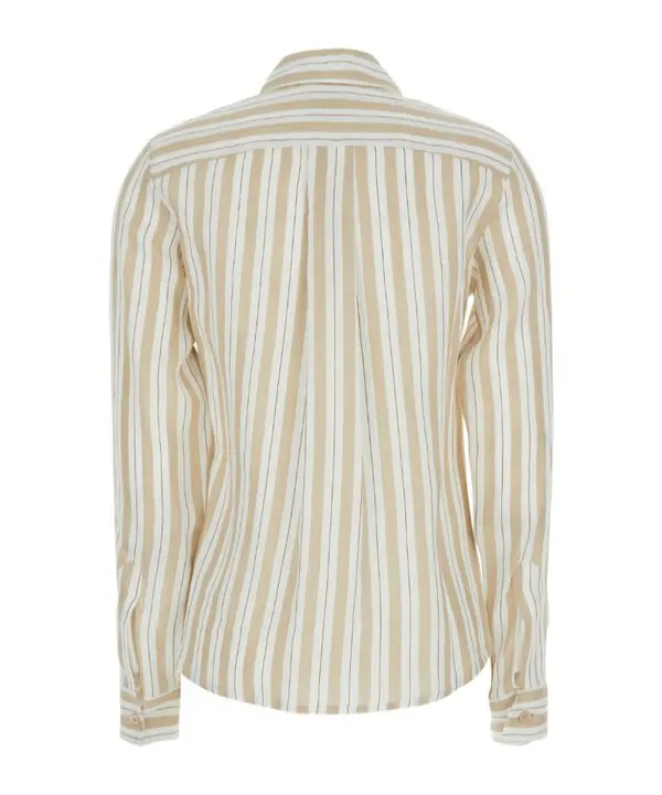 SEMICOUTURE Striped Linen Shirt