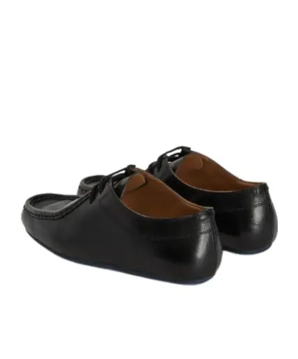 JIL SANDER Lace-up Round Toe Shoes - Black