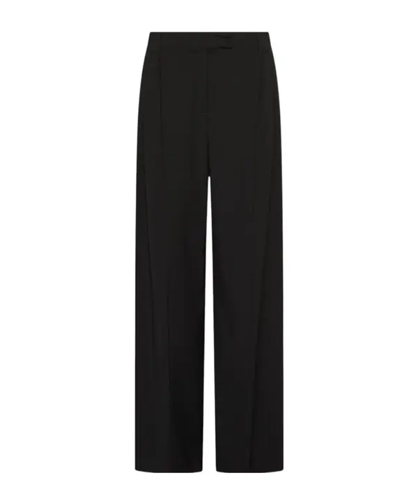 Marella Pure Wool Darted Wide Leg Trousers