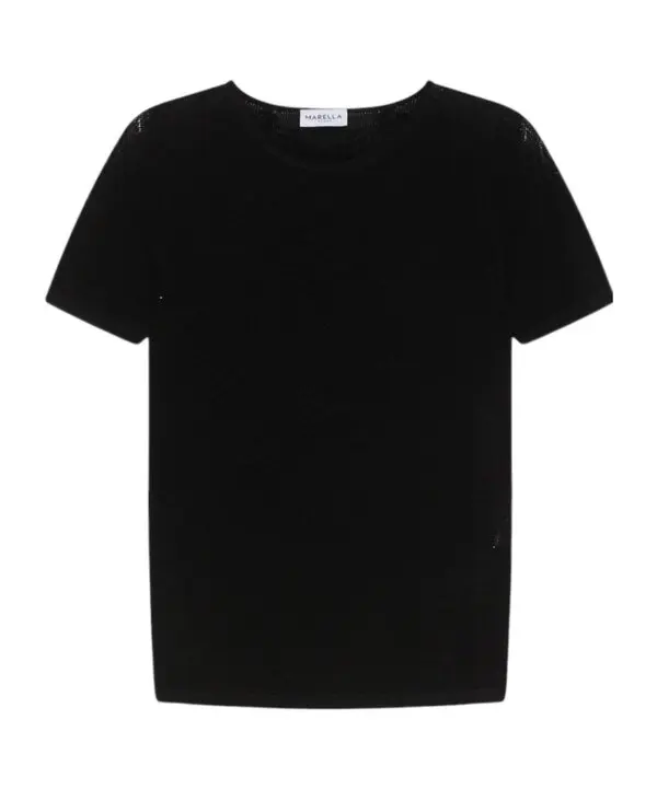 Marella Ultra-light Lace Knit T-shirt