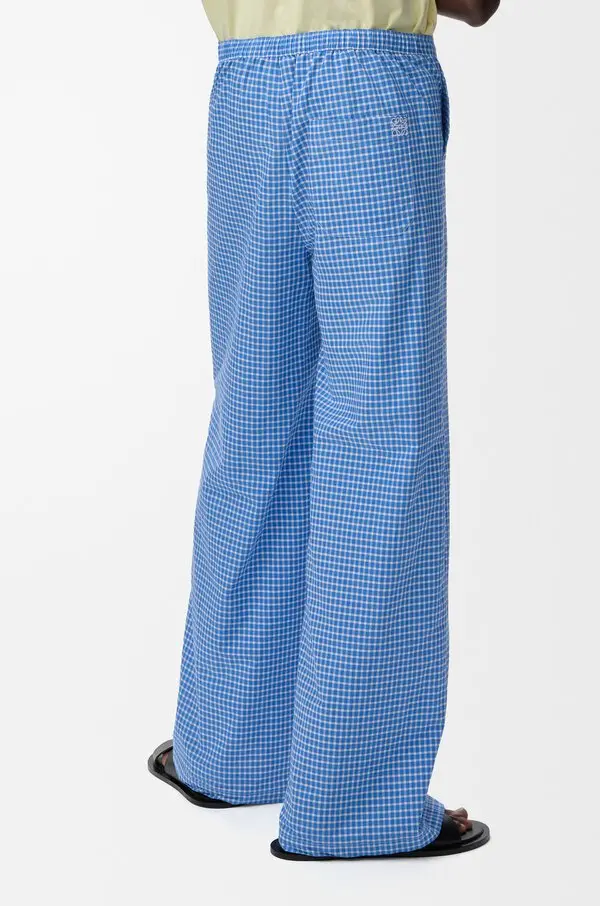 Loewe Anagram Drawstring Trousers - Blue/white