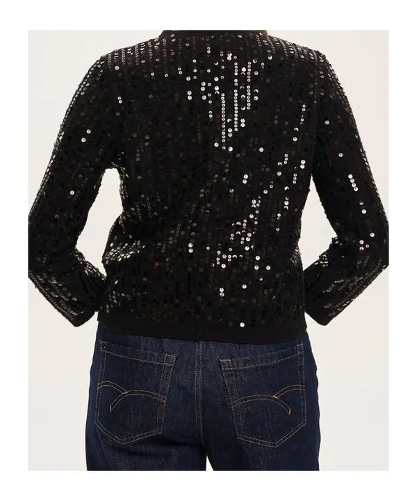 Marella Short Cardigan With Sequins