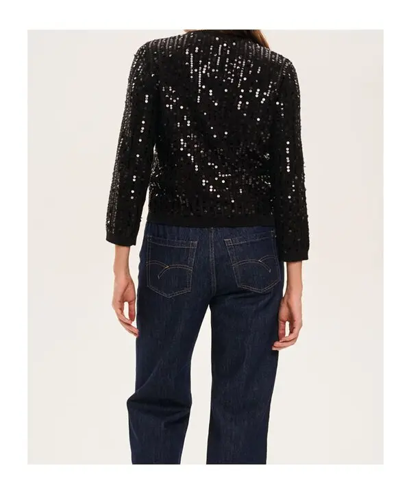 Marella Short Cardigan With Sequins