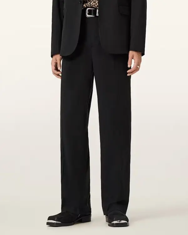 ALLSAINTS Rebel Loose Fit Pleated Trousers