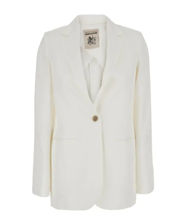 SEMICOUTURE Button-down Suit Jacket
