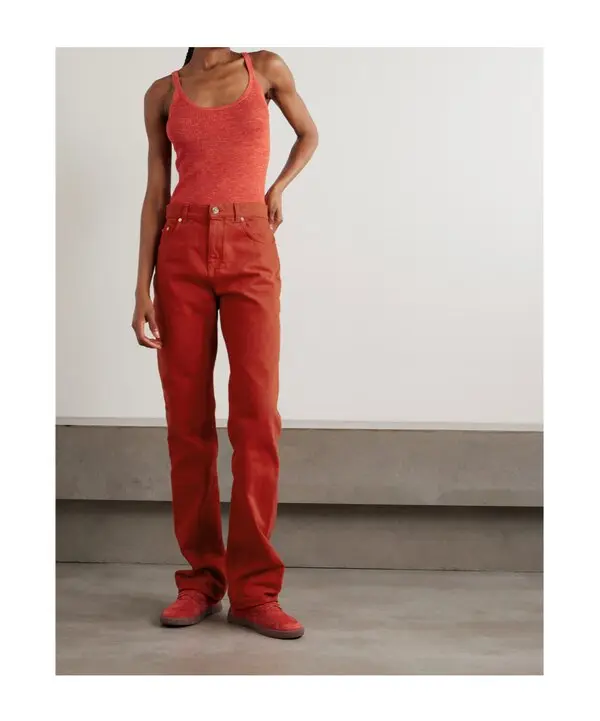 Gabriela Hearst Ribbed Knit Crew Neck Vest
