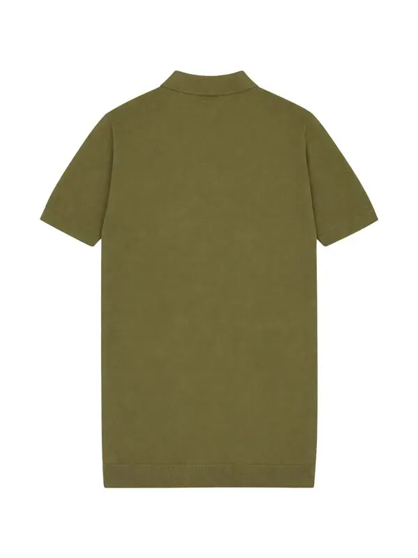 John Smedley Adrian Spread-collar Polo Shirt - Green