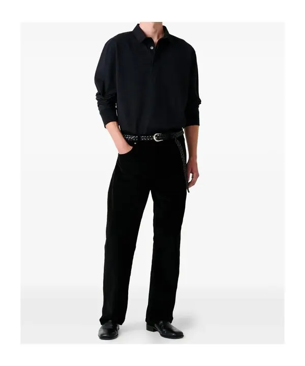 Studio Nicholson Long-sleeve Polo Shirt
