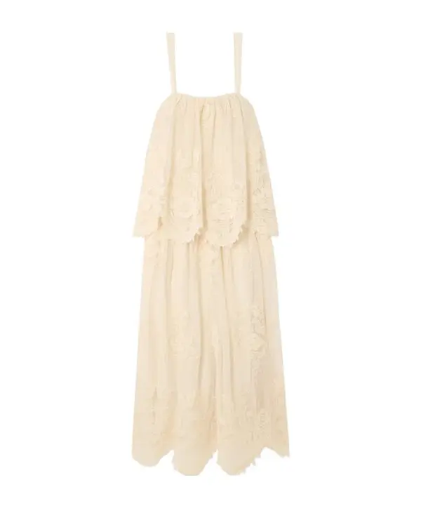 Zimmermann Lace Tiered Dress