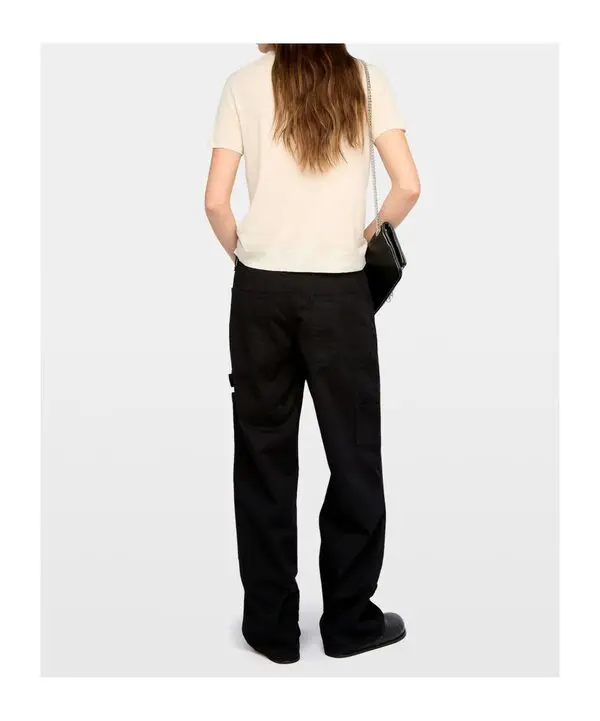 Zadig&Voltaire Short Sleeve Sweater With Rhinestones