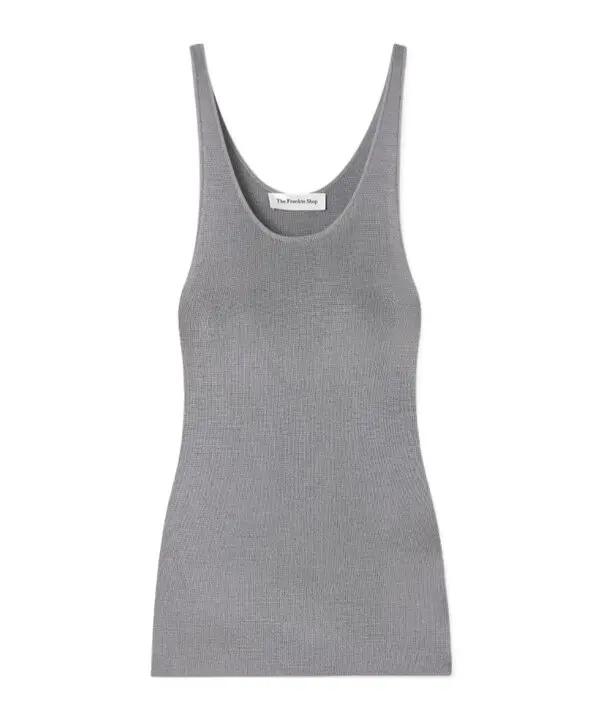 THE FRANKIE SHOP Rivo Knitted Tank - Gray