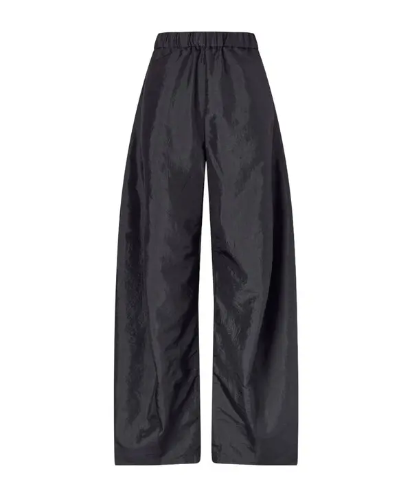 Tibi Crinkled-shell Barrel-leg Pants